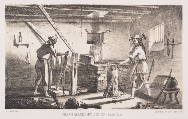 Indian Blacksmith Shop (Pueblo Zuni). | Amon Carter Museum of American Art