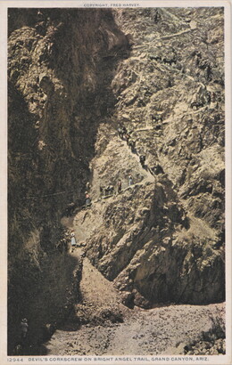 Devil's Corkscrew on Bright Angel Trail, Grand Canyon, Ariz | Amon ...