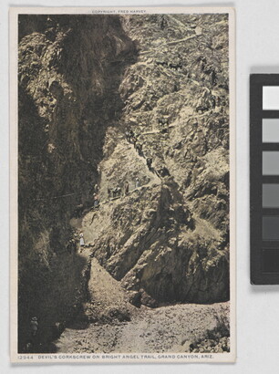 Devil's Corkscrew on Bright Angel Trail, Grand Canyon, Ariz | Amon ...