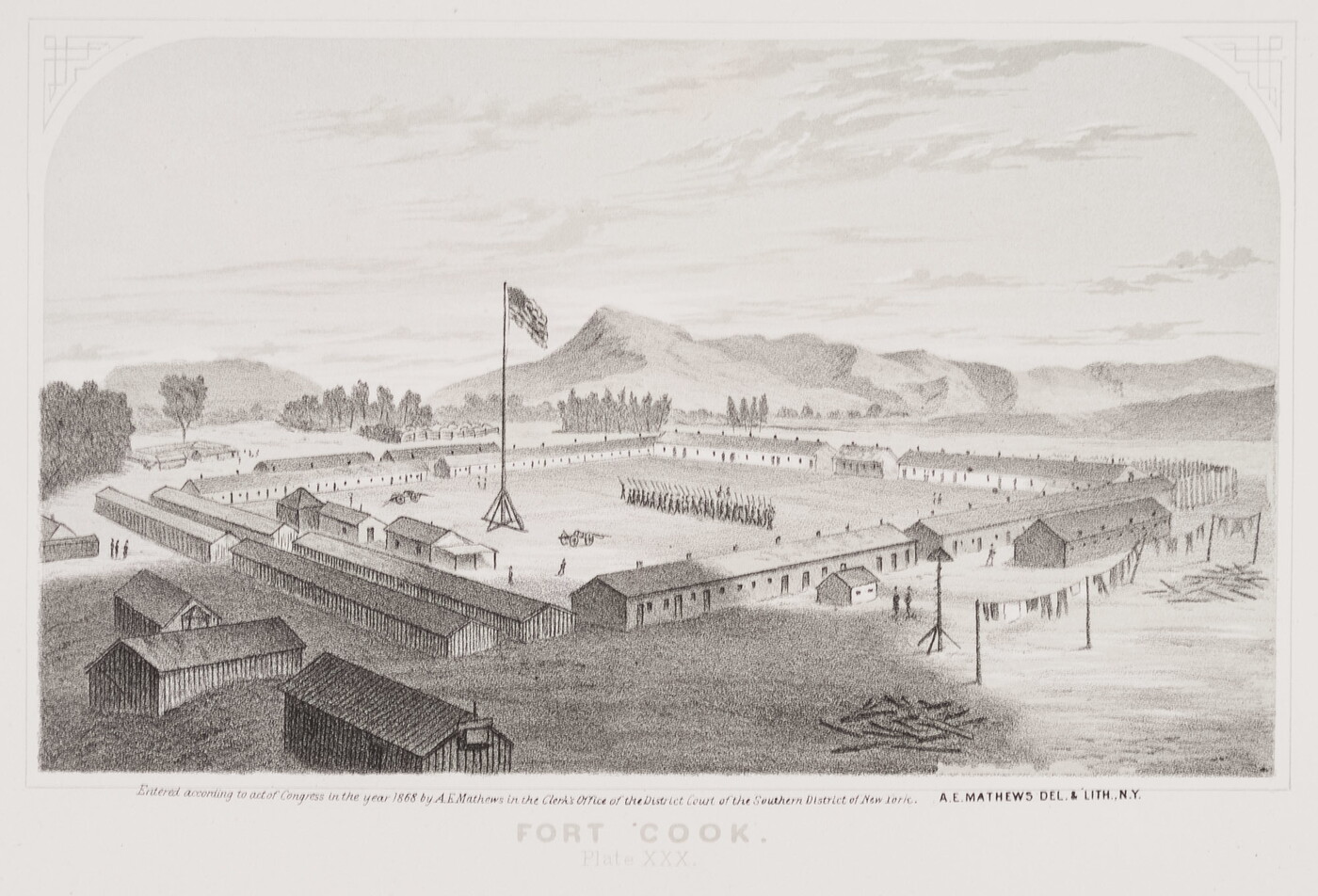 Fort Cook. Plate XXX. | Amon Carter Museum of American Art