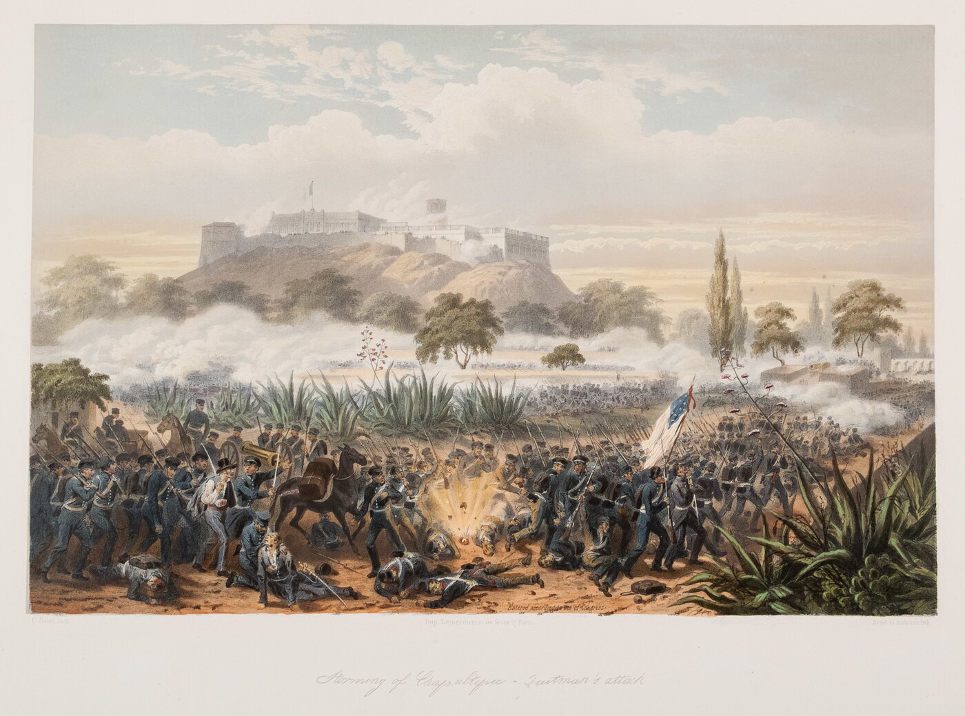 Storming of Chapultepec - Quitman's Attack | Amon Carter Museum of ...