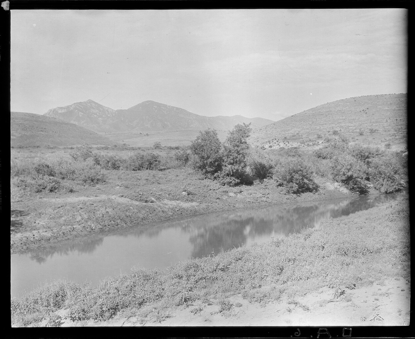 A landscape on the Three Block Ranch. Three Block Ranch, near ...