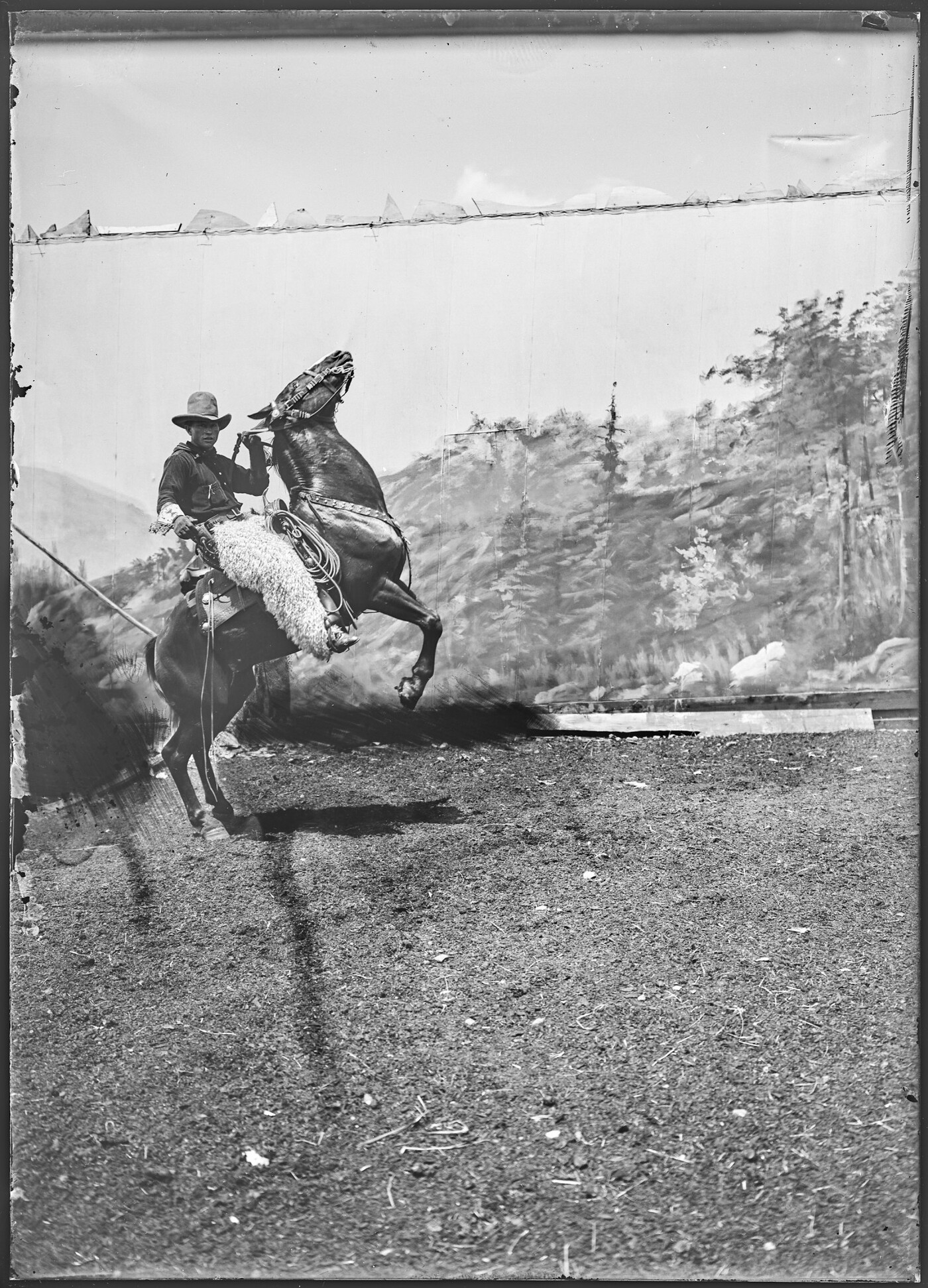 A member of the Wild West Show of "Pawnee Bill", Gordon W. Lillie ...