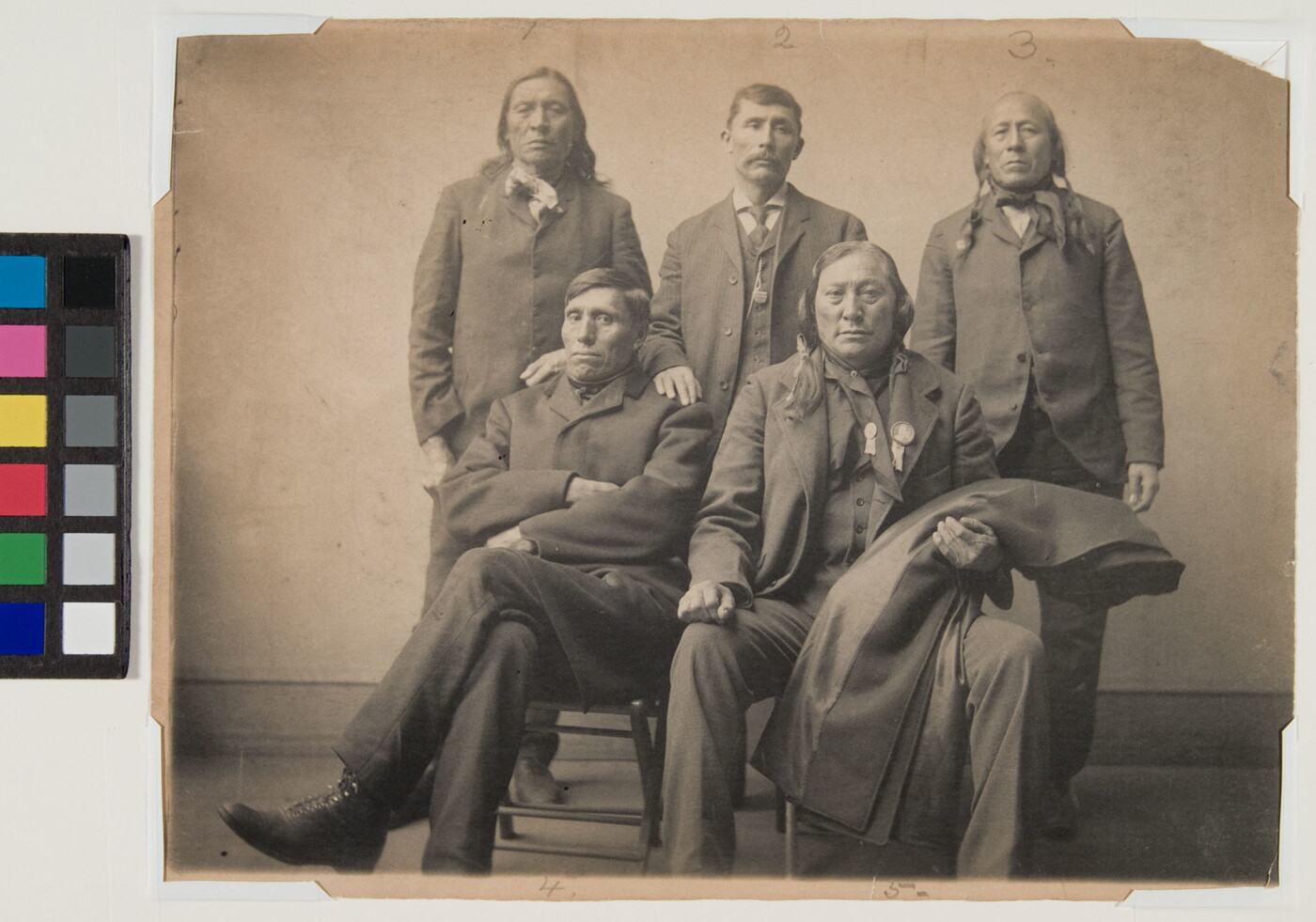 James High Pipe, Thomas Flood, Paul Strangehorse, Peter Tall Mandan ...