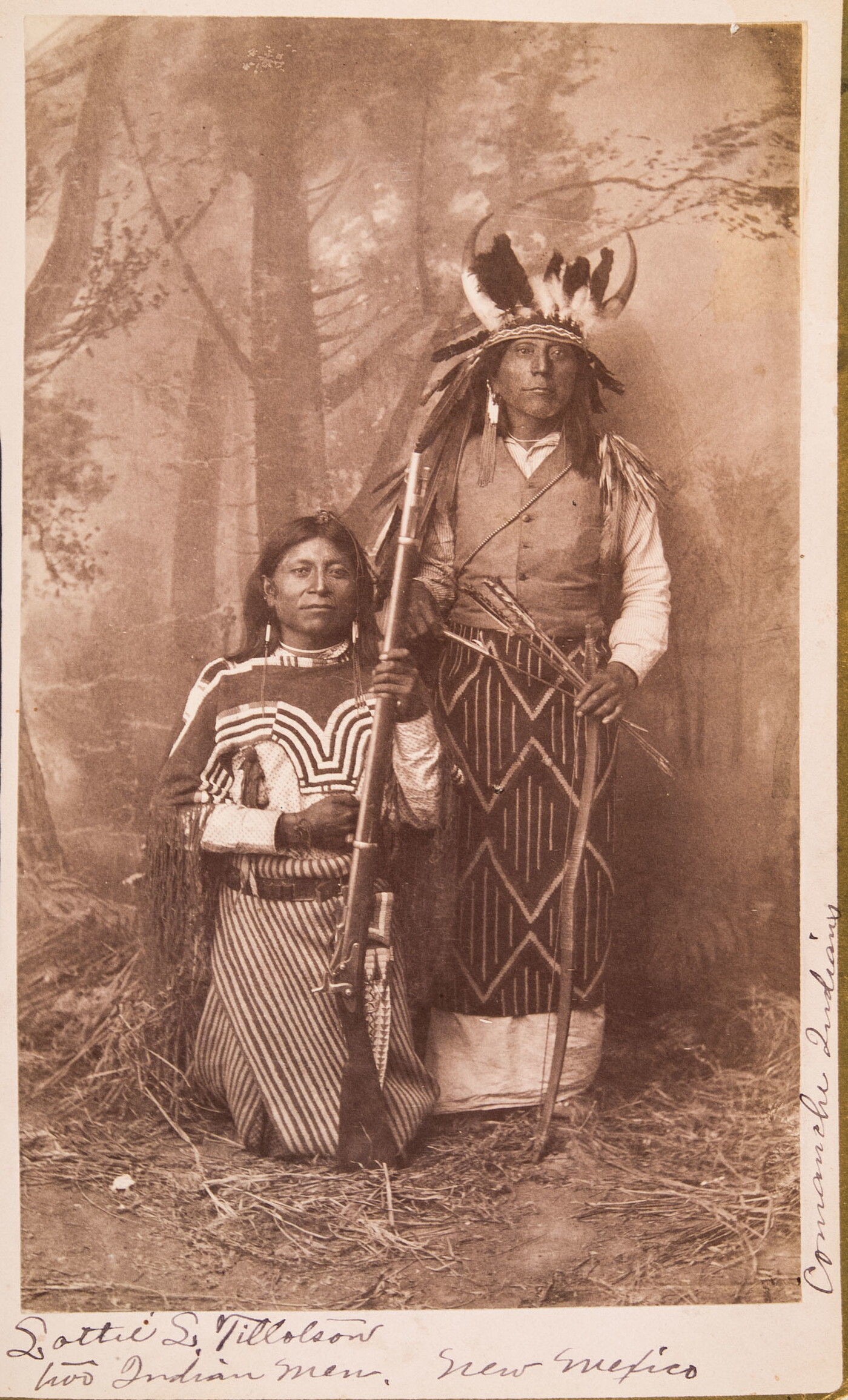 Two Indian Men, New Mexico, Comanche Indians | Amon Carter Museum of ...