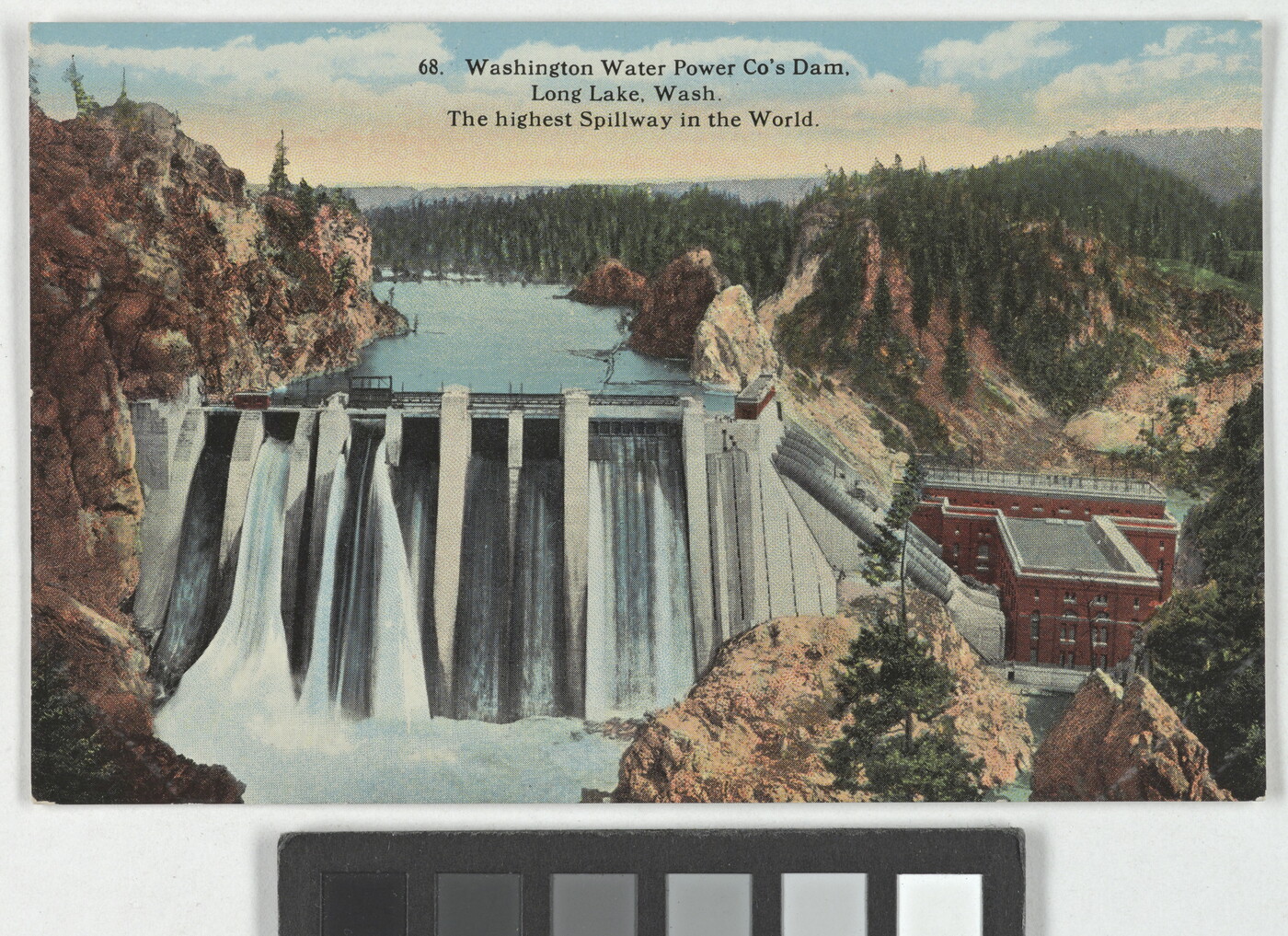 Washington Water Power Co's Dam. Long Lake, Wash. The Highest Spillway ...