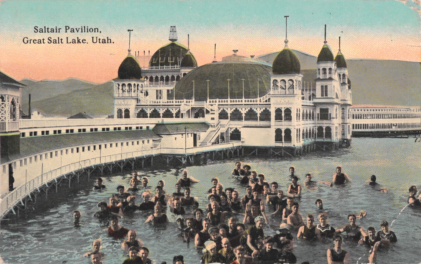 Saltair Pavilion, Great Salt Lake, Utah | Amon Carter Museum of ...