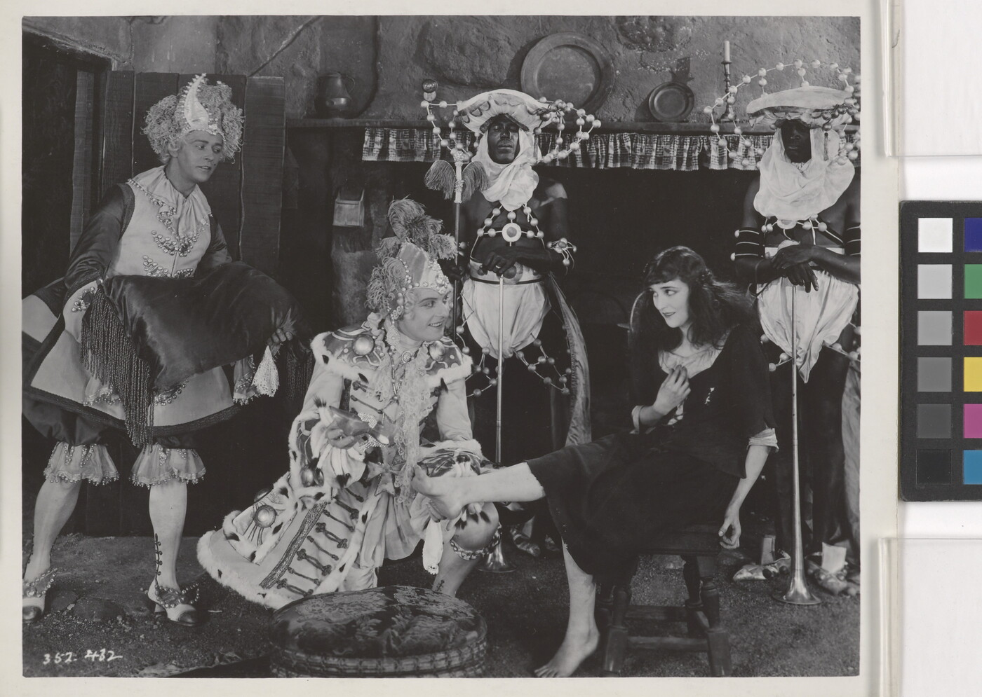 [Agnes Ayres and Forrest Stanley in Cinderella fantasy sequence ...