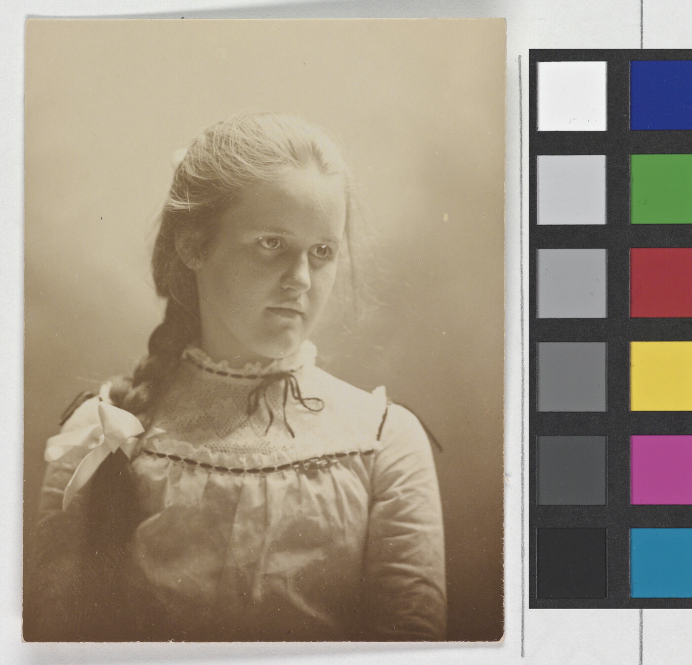 [Portrait of Clara Sipprell as a girl with braid] | Amon Carter Museum ...