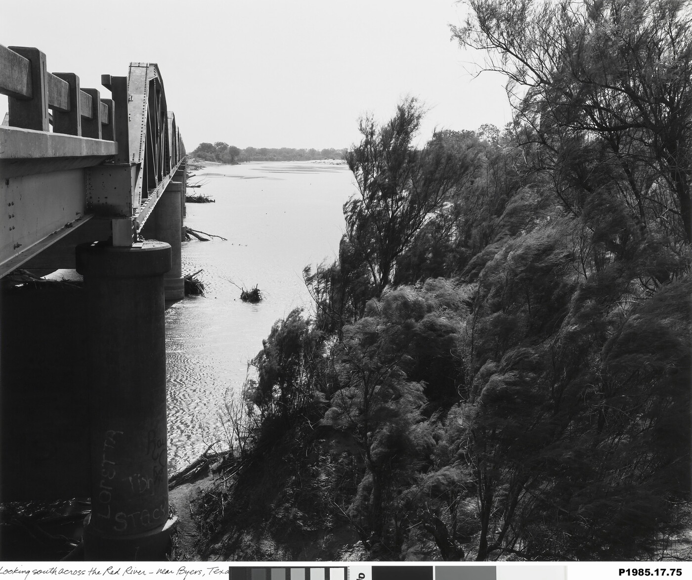 Looking South across the Red River near Byers, Texas | Amon Carter ...