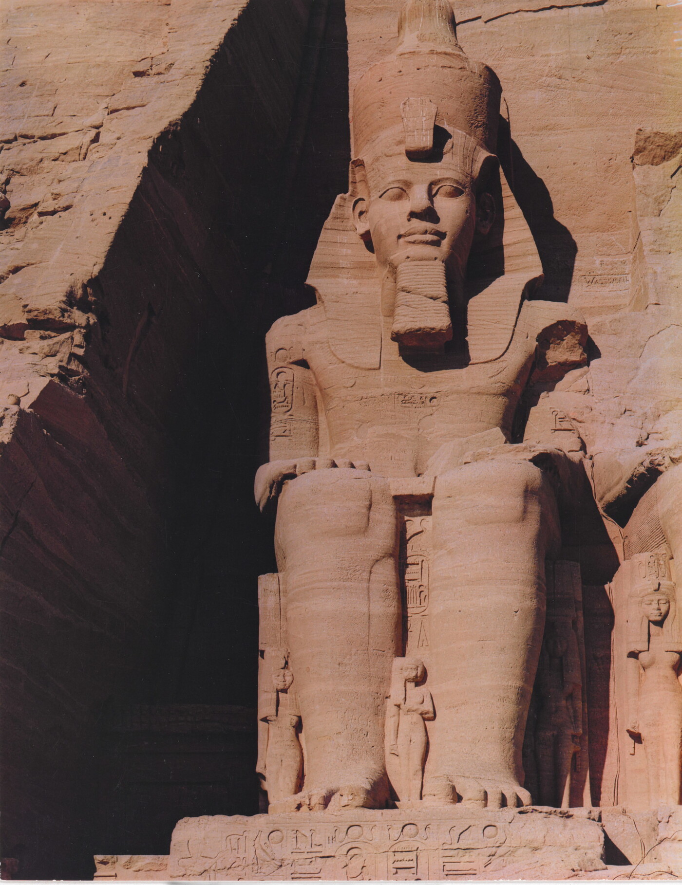 Colossus of Ramesses II, Abu Simbel, Egypt, January 30, 1973 | Amon ...