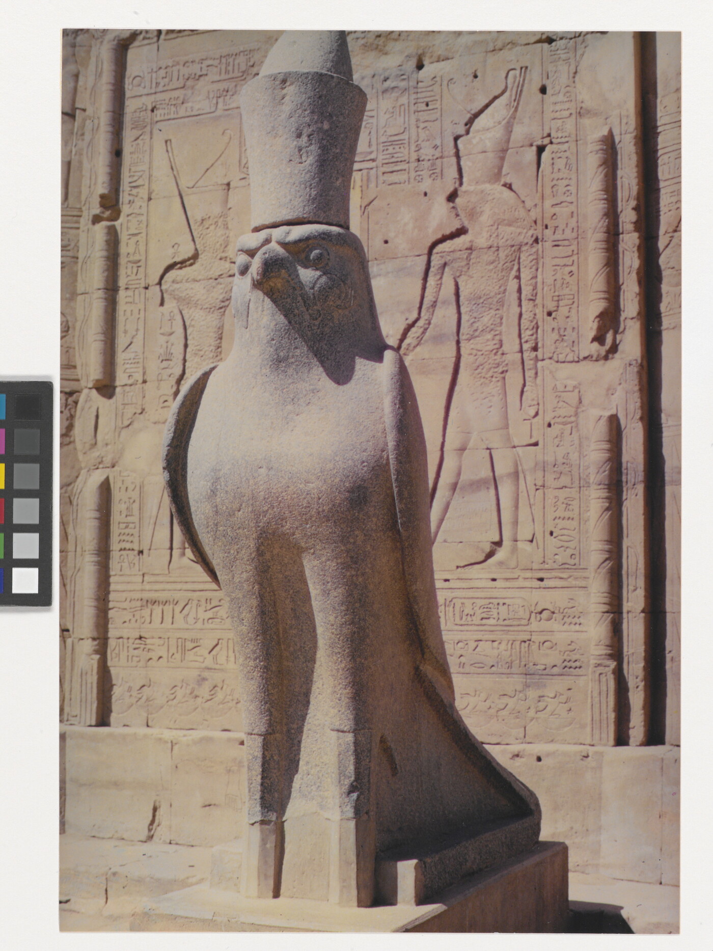 Granite Horus Falcon, Temple of Horus, Edfu, Egypt, 1973 | Amon Carter ...