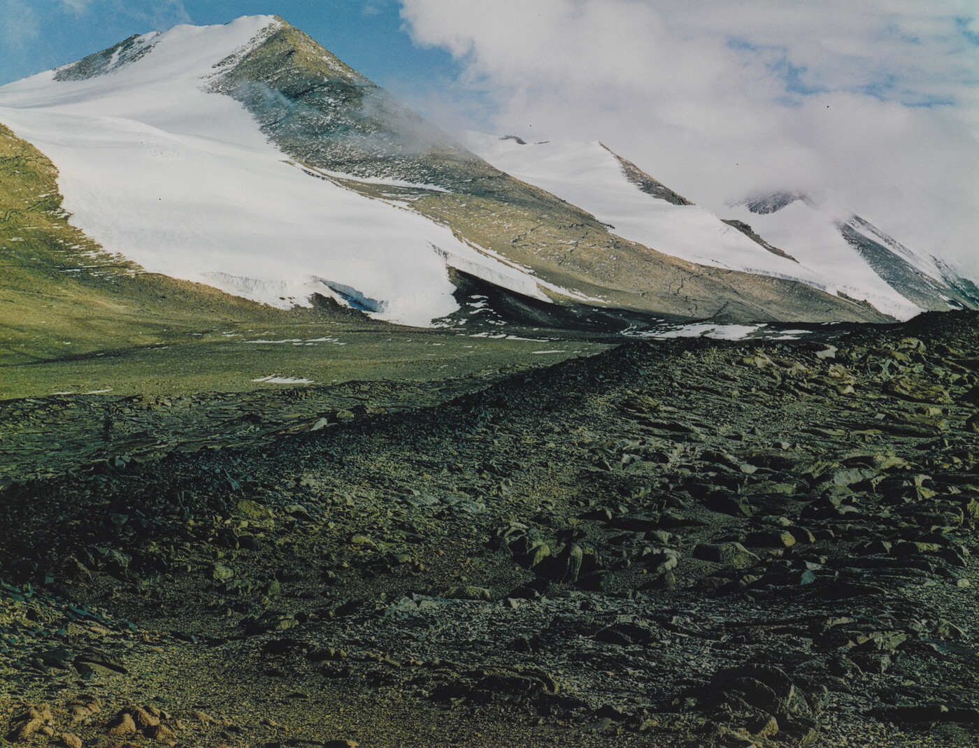 View West from Nussbaum Riegel, Taylor Valley, Antarctica, December 18 ...