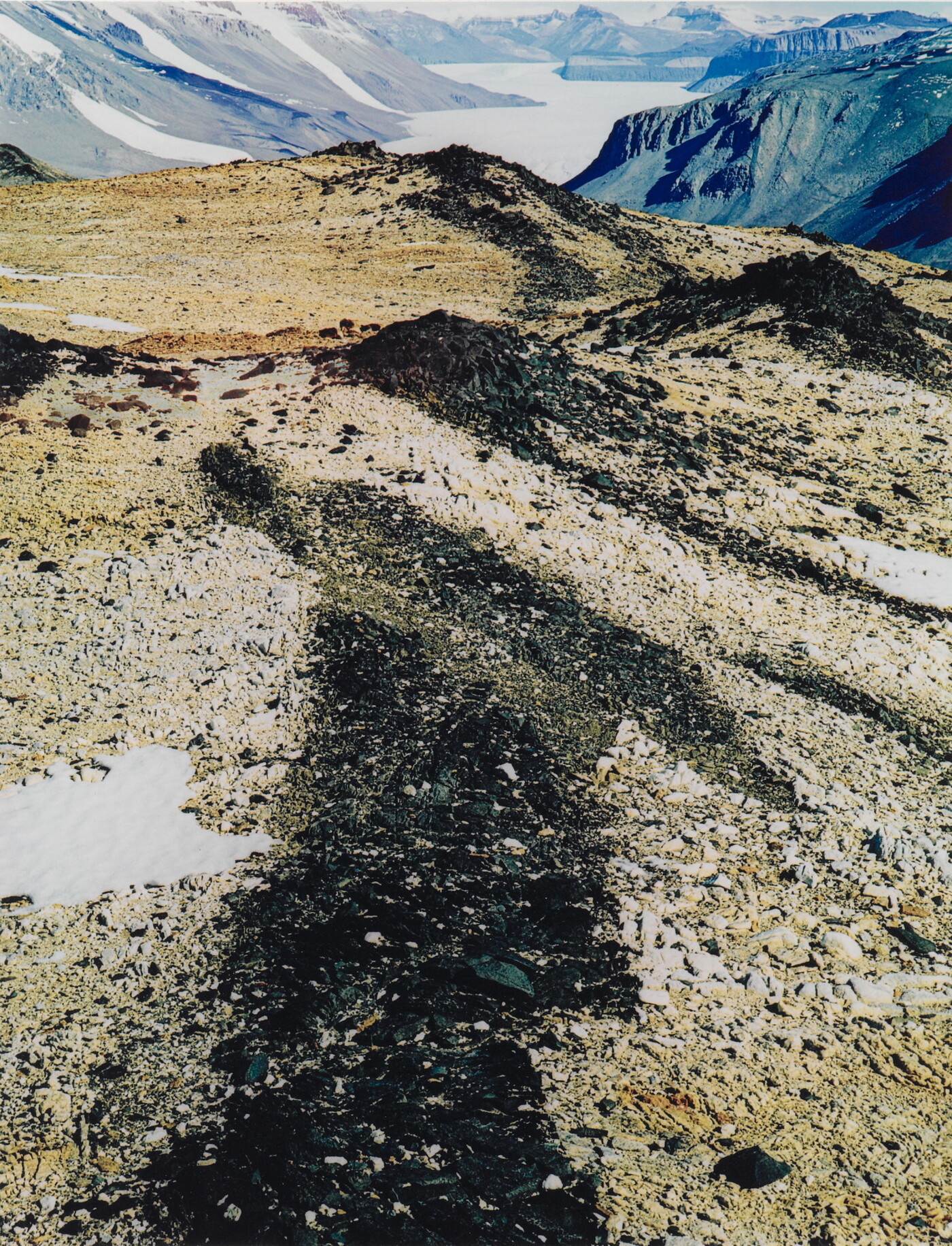 Dykes, Nussbaum Riegel, Taylor Valley, Antarctica, January 7, 1976 ...