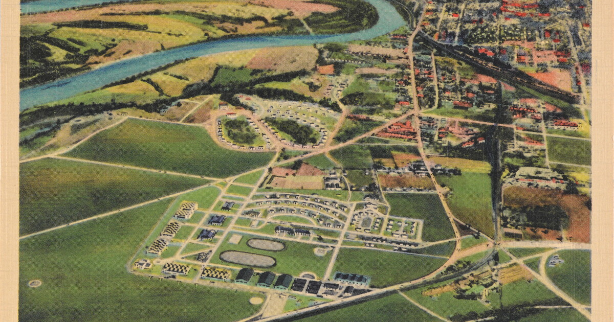 Aerial View of Maxwell Field, Alabama | Amon Carter Museum of American Art