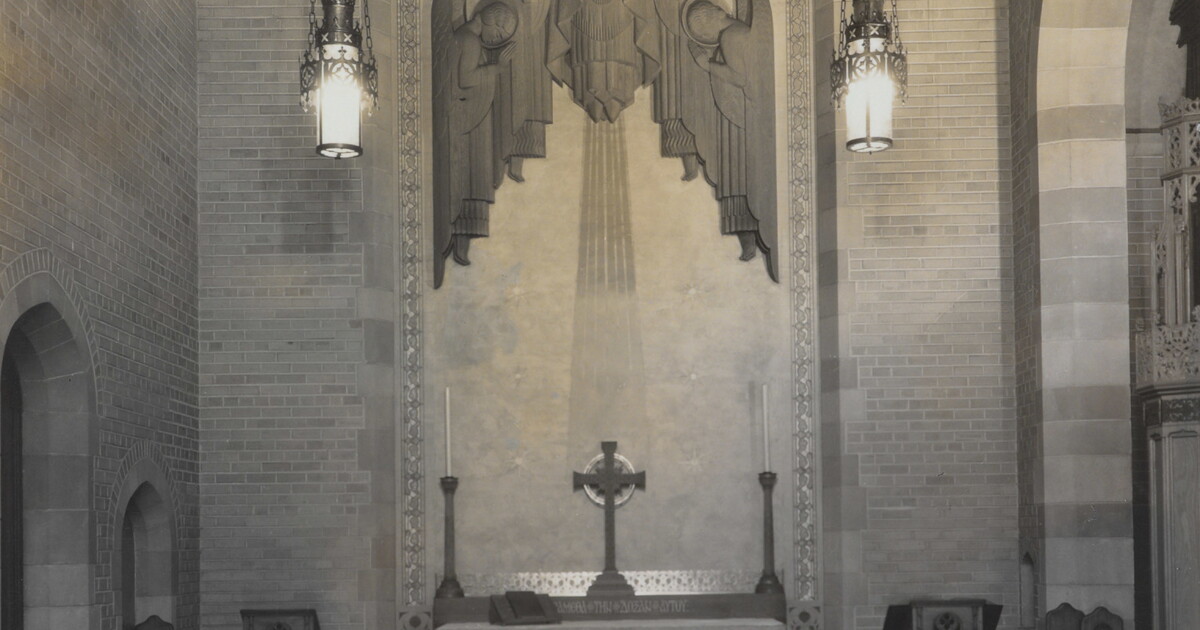 [Interior, St. Martin's Chapel, Denver, Colorado, M. H. and Burnham ...